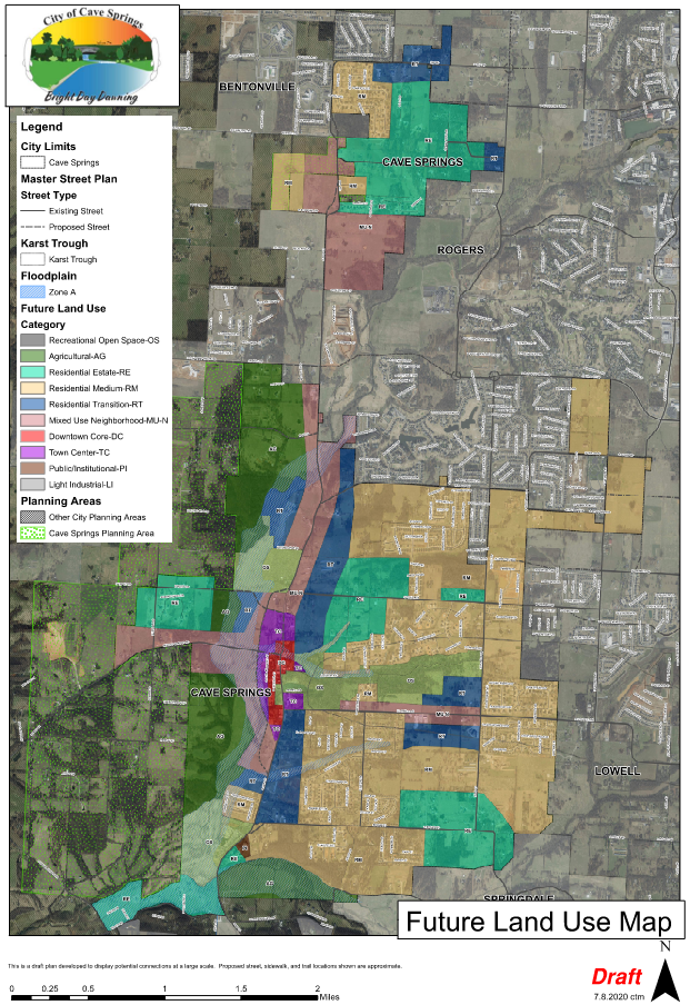 Plan Elements and Exhibits - Cave Springs Vision Plan